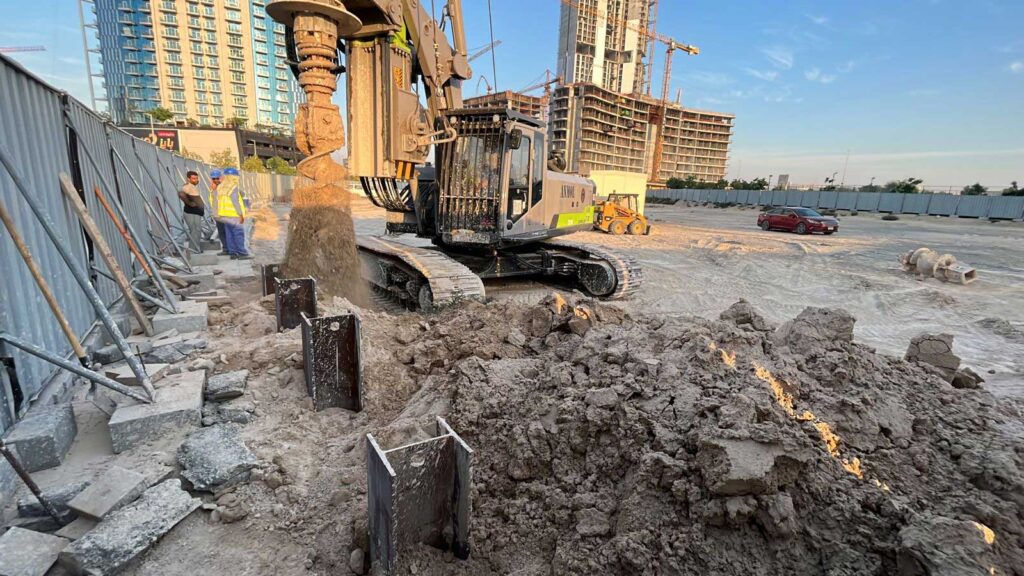 Piling, Shoring & Foundation Contractors Dubai, UAE | Anmol Piling