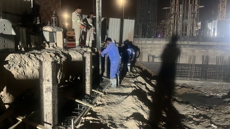 Soldier Pile Shoring System UAE | Anmol Piling